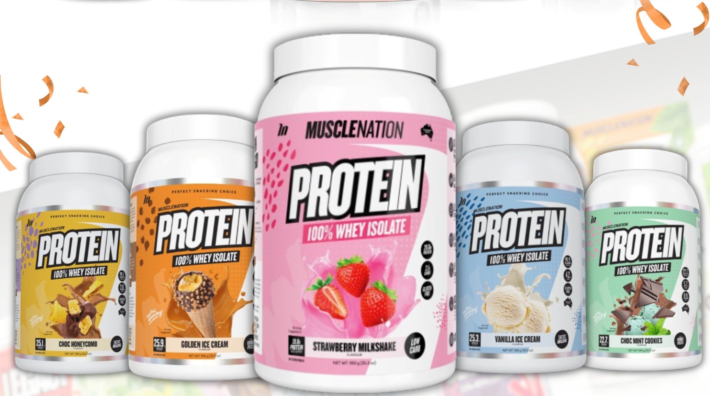 MUSCLE NATION PROTEIN 100% WHEY ISOLATE – Midtown Protein Station